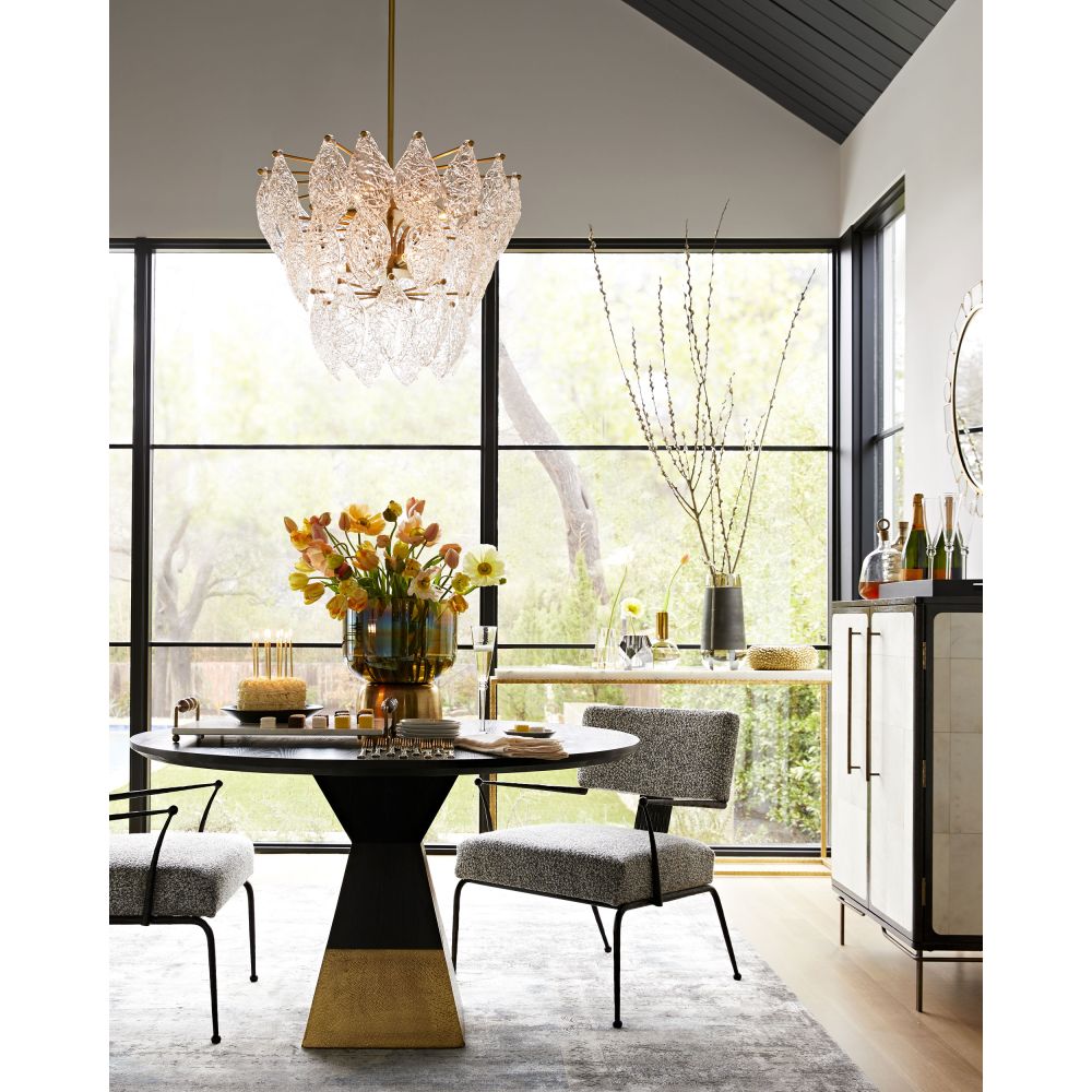 4811 - Edison Cocktail Cabinet - Ebony, Oak Wood