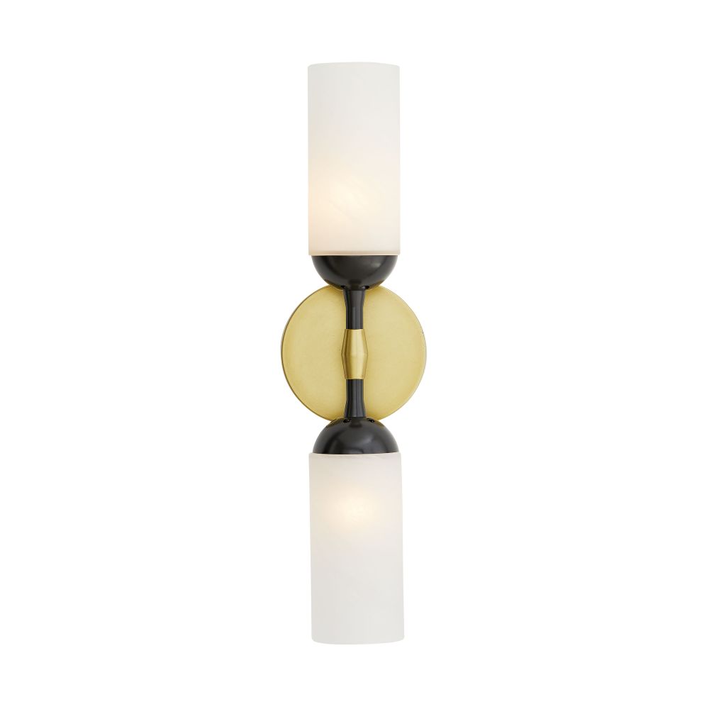 49670 - Emmett Sconce - Antique Brass, Steel