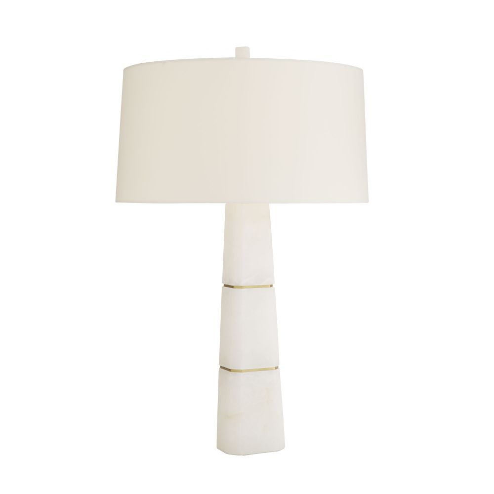 49691-434 - Dosman Lamp - White, Alabaster