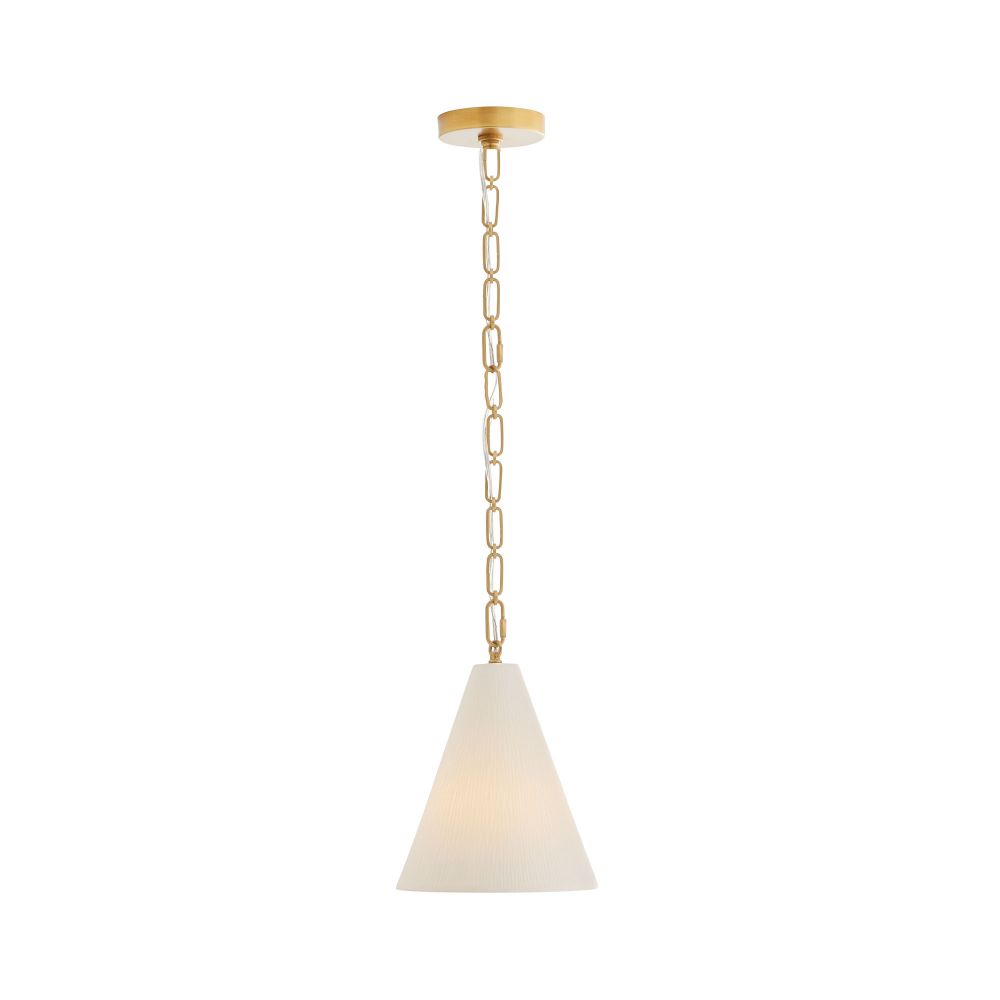 49794 - Oakland Pendant - Matte Bone, Porcelain