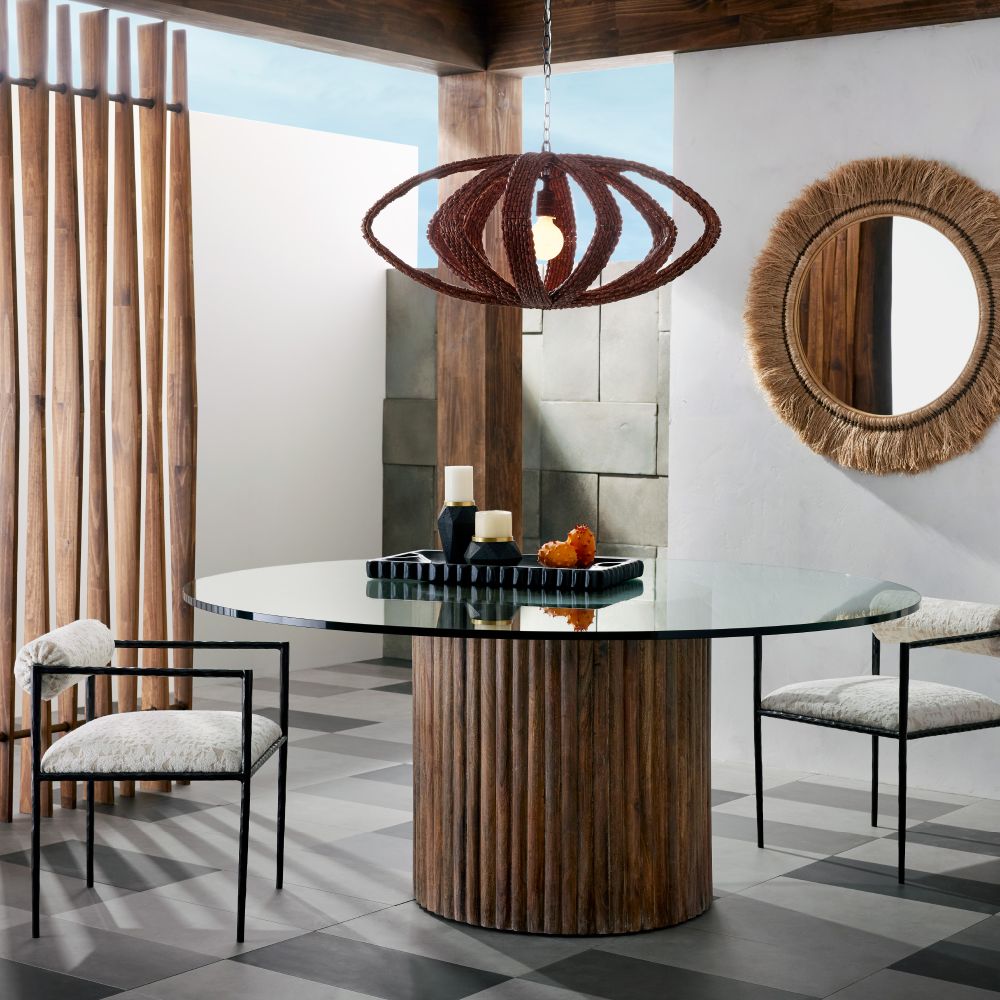 5017 - Kai Mirror - Natural, Abaca