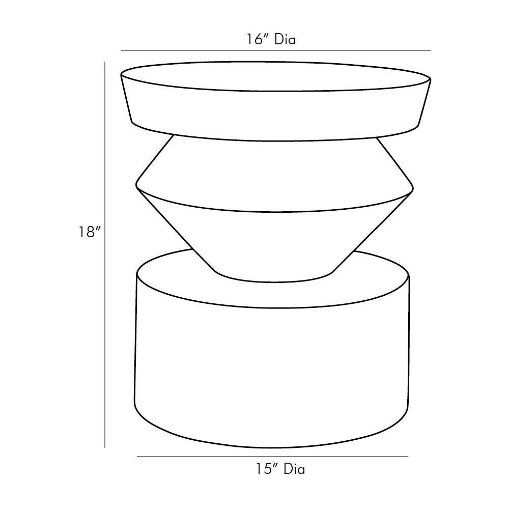 5031 - Uma Accent Table - Peacock