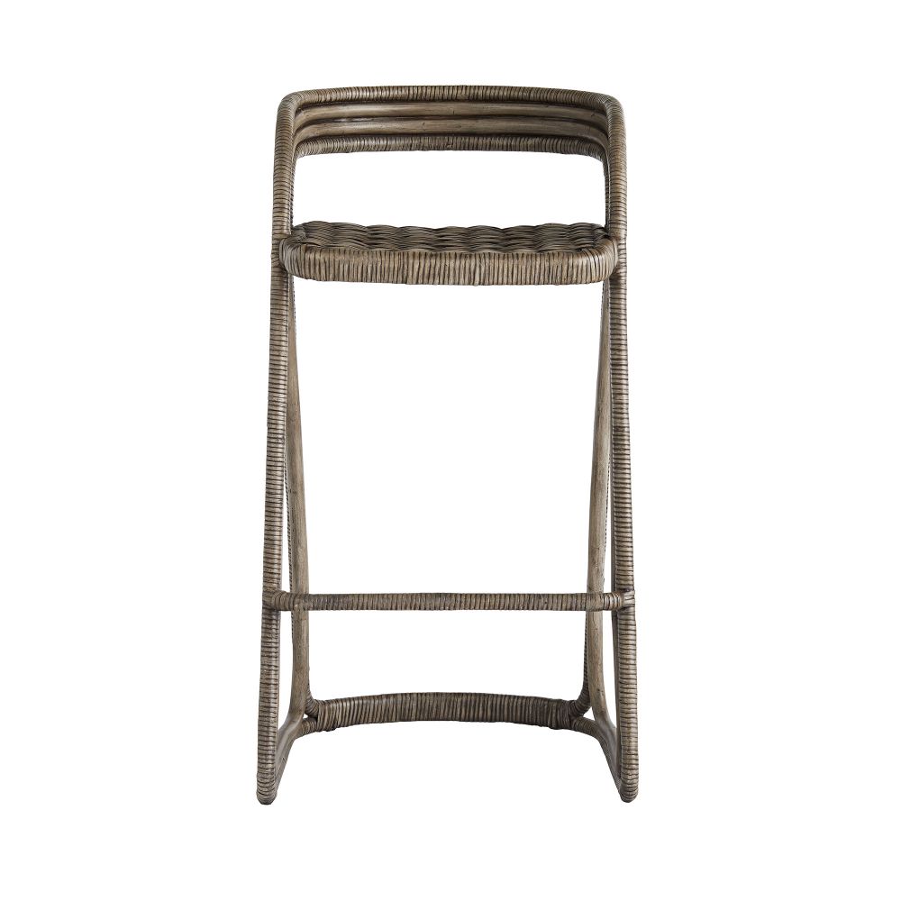 5633 - Harrington Bar Stool - Moth Gray, Rattan