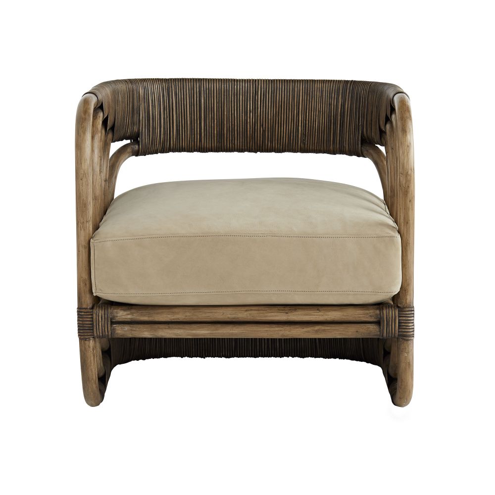 5663 - Hamza Chair - Mink Leather