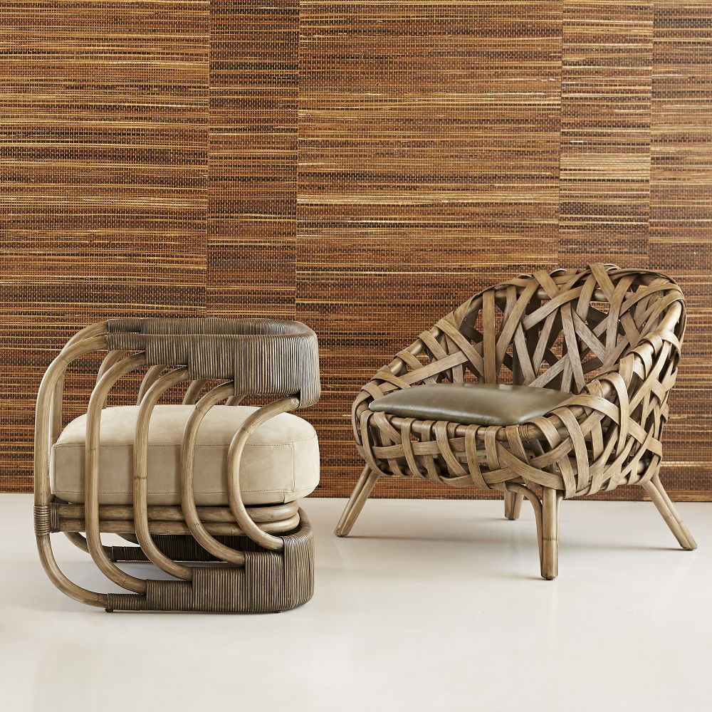 5663 - Hamza Chair - Mink Leather