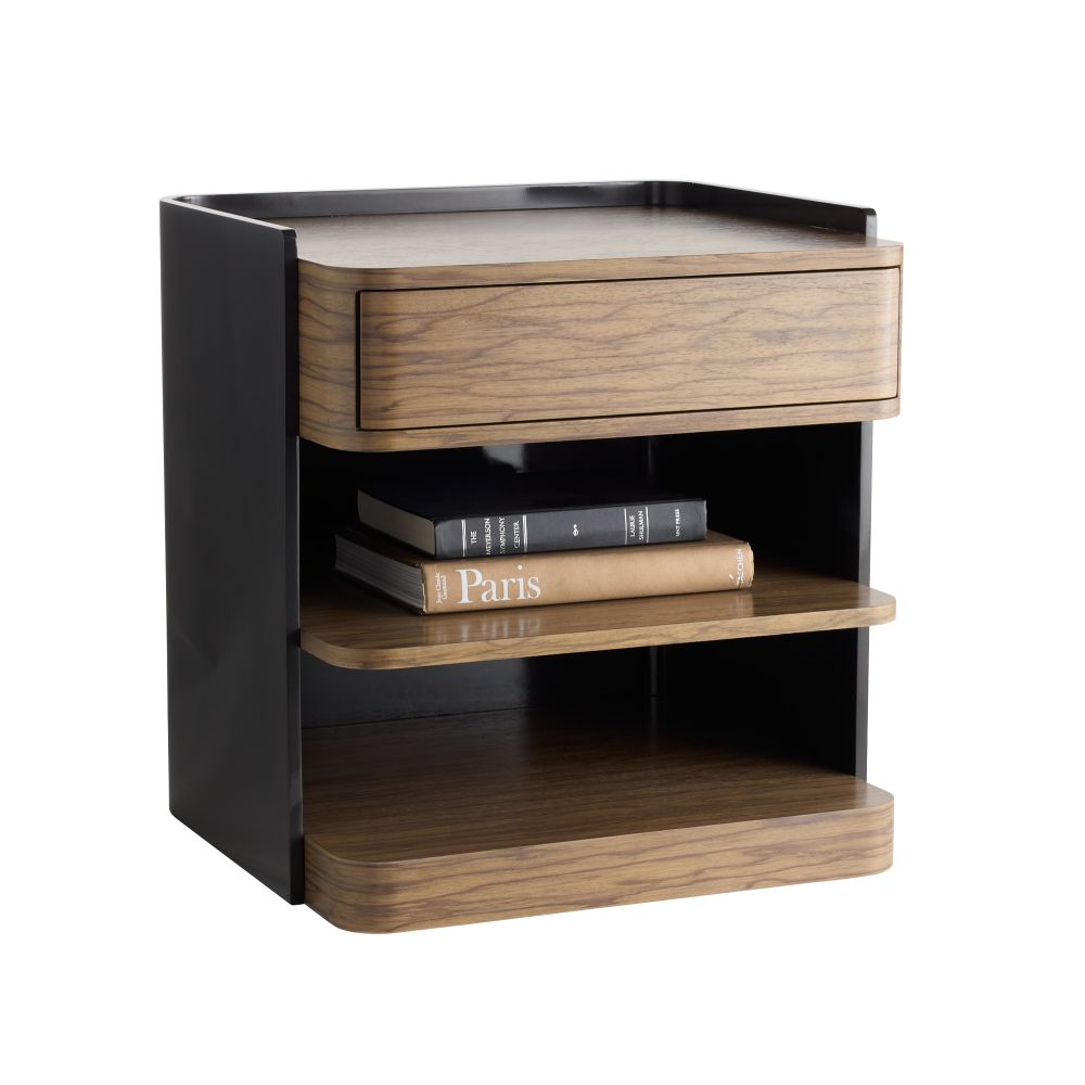 5720 - Medici Side Table - Chateau Gray, Ofram Veneer