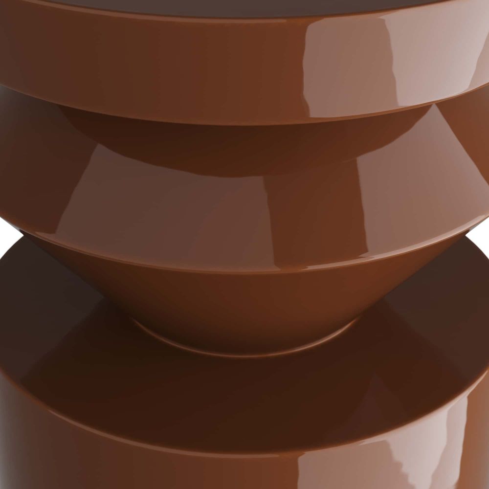 5778 - Uma Accent Table - Paprika, Fiberglass