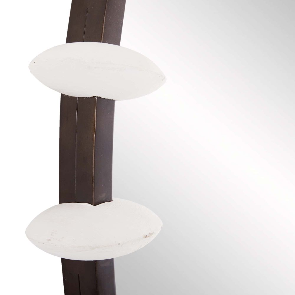 6988 - Pira Mirror - White Gesso