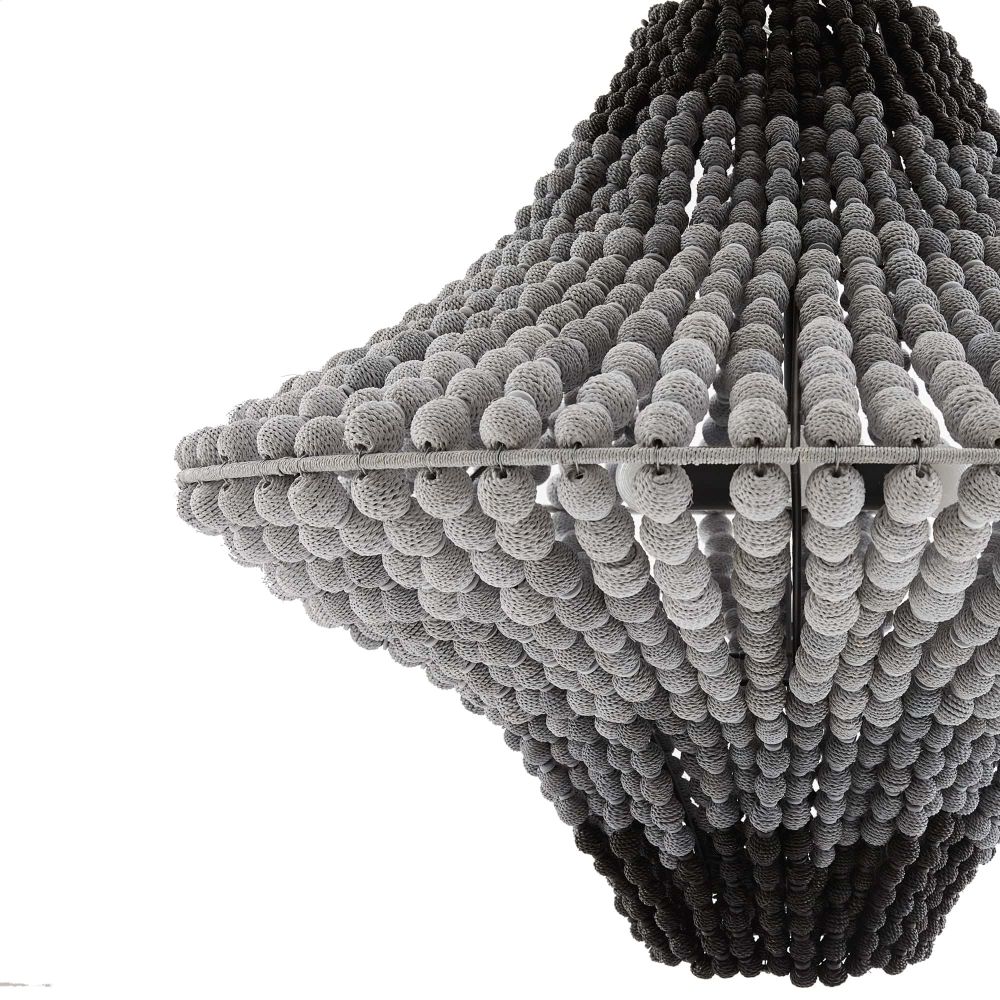 85028 - Paradisa Chandelier - Black and Gray Ombre, Coconut