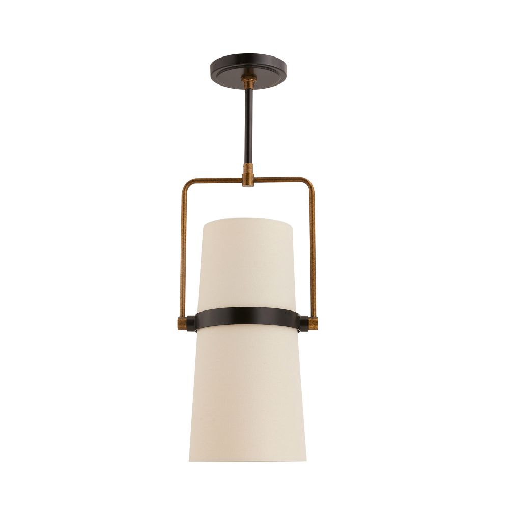 99959 - Riston Pendant - Painted Gold Iron