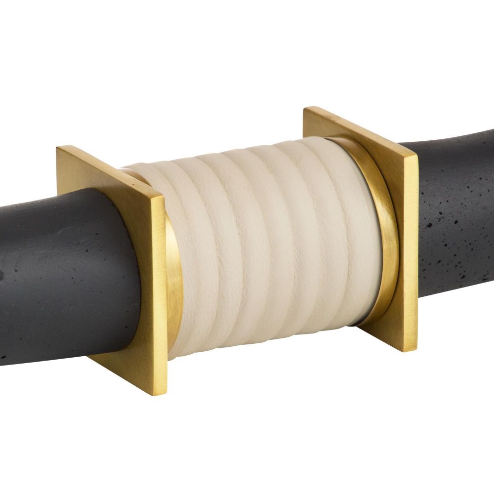 ASC32 - Jacari Sculpture - Charcoal, Ricestone