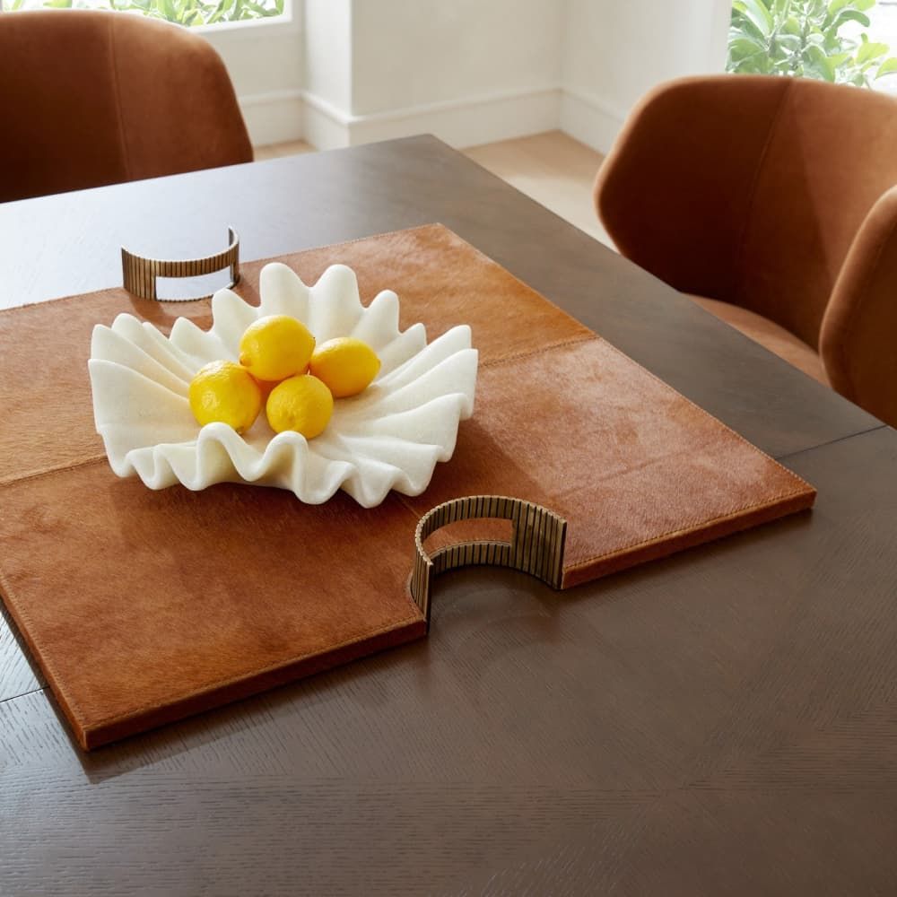 AYI14 - Jones Tray - Brown, Hide