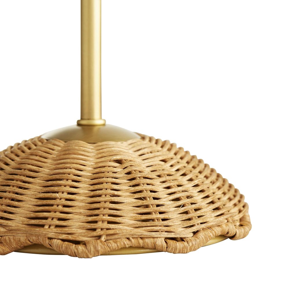 DC49018 - Parasol Lamp - Natural, Rattan