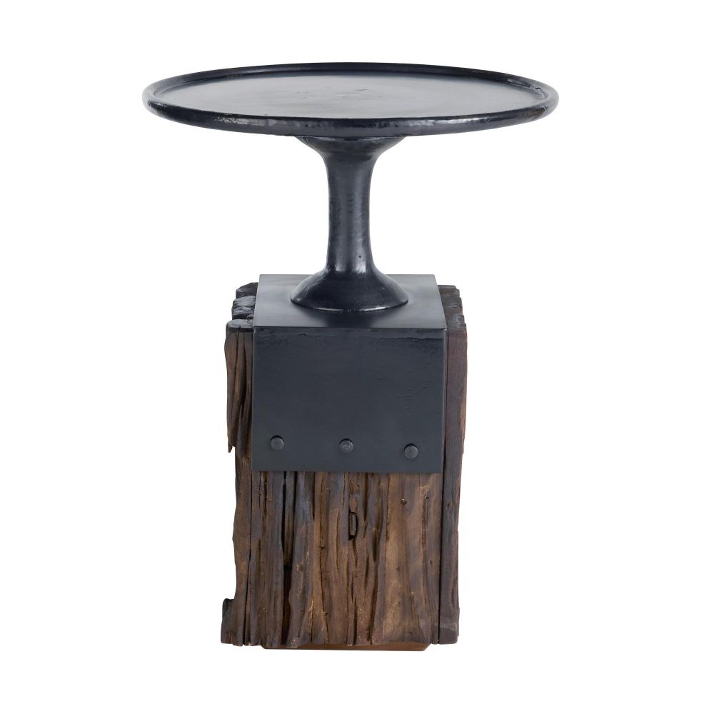 DD2029 - Anvil Occasional Table - Burnt Wax, Iron
