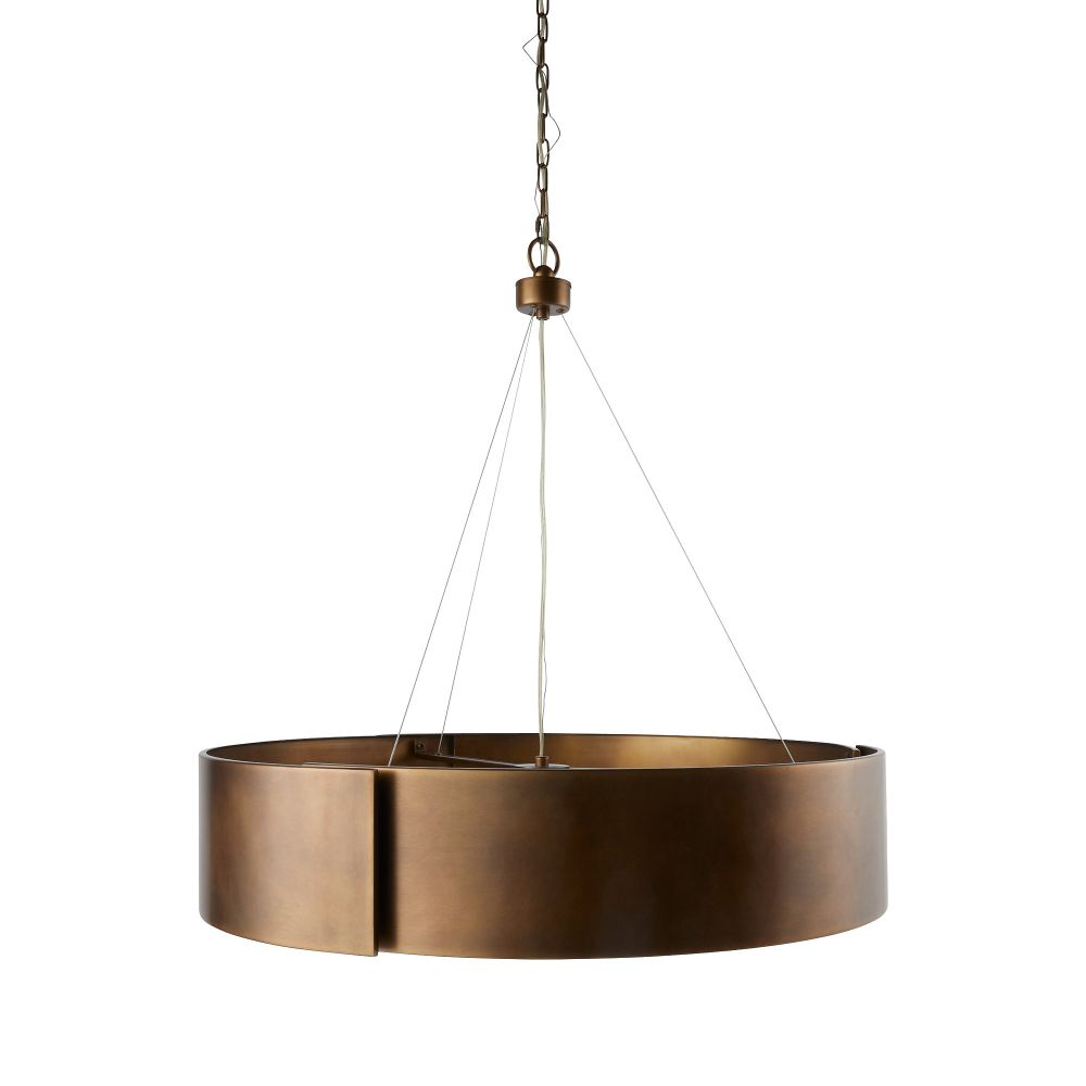 DMC25 - Dante Medium Chandelier - Antique Brass