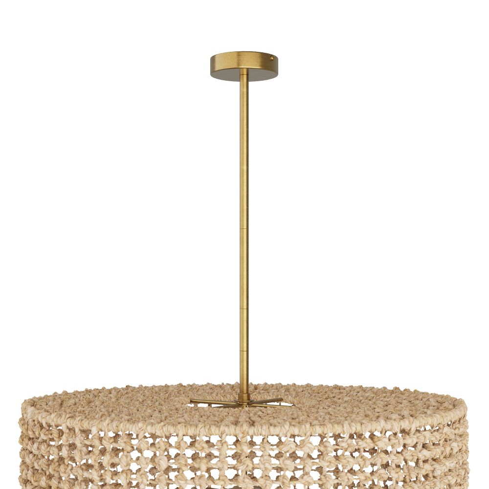 DMS10 - Amari Chandelier - Natural Raffia