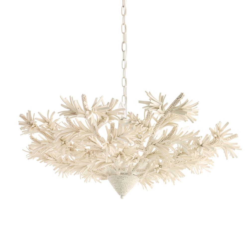 DMS19 - Fernanda Chandelier - Ivory, Wood