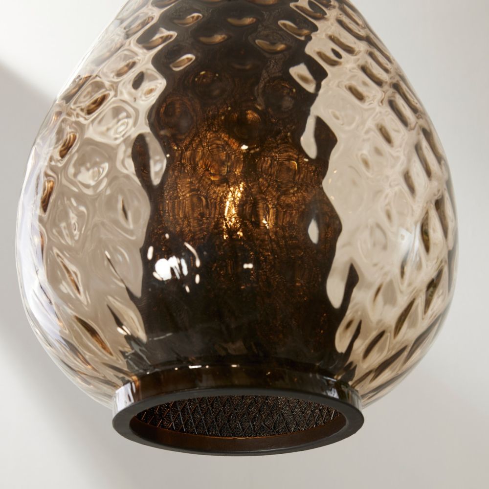 DPI08 - Eureka Pendant - Smoke, Optic Glass