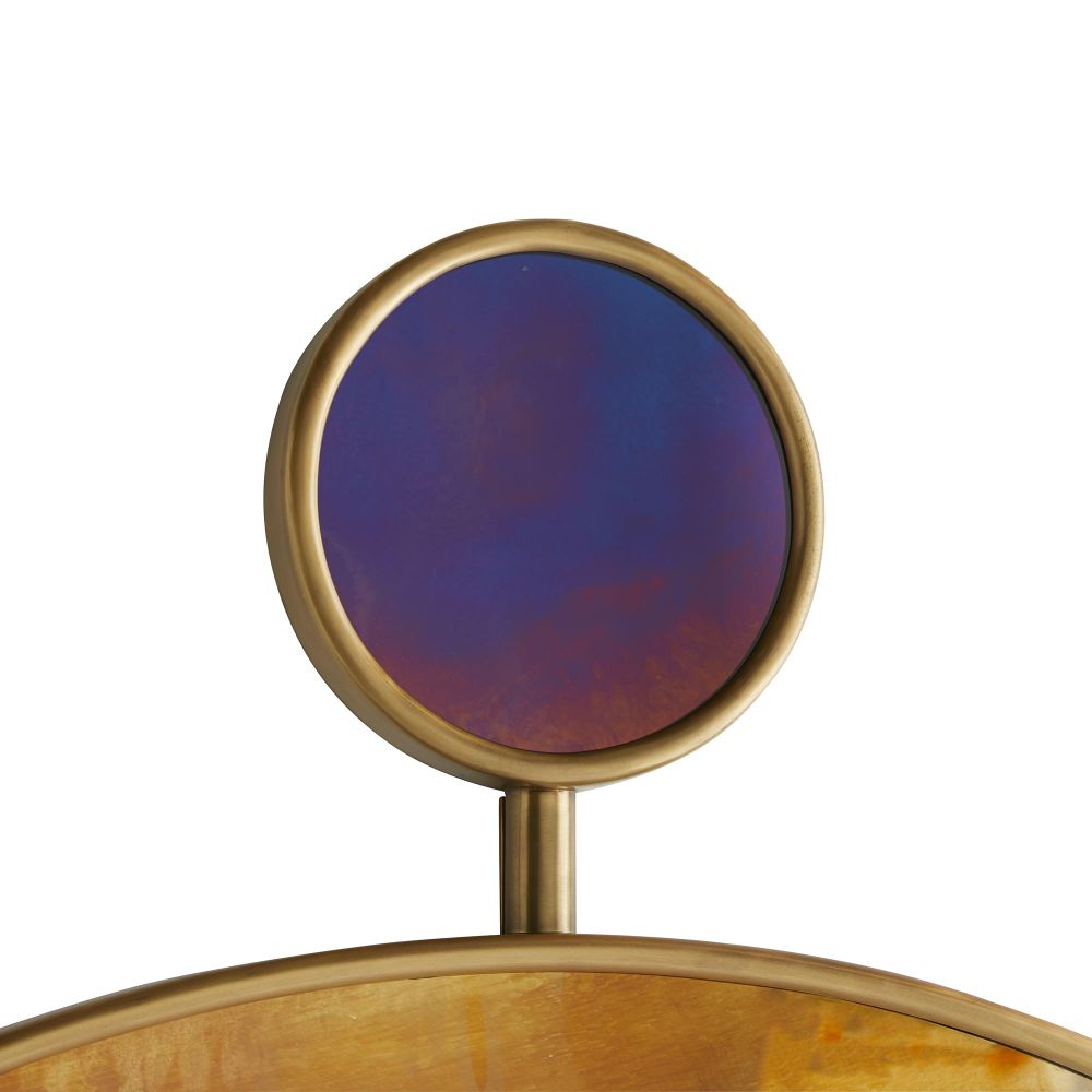DS2025 - Moon Glow Mirror - Antique Brass