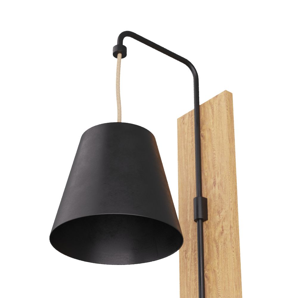 DWC20 - Benin Sconce - English Bronze, Iron