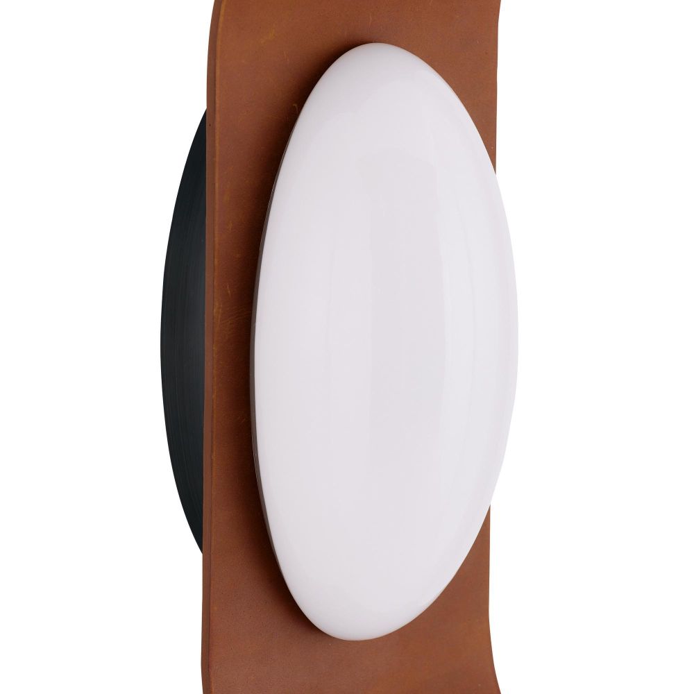 DWC78 - Jeter Sconce - Brandy, Leather