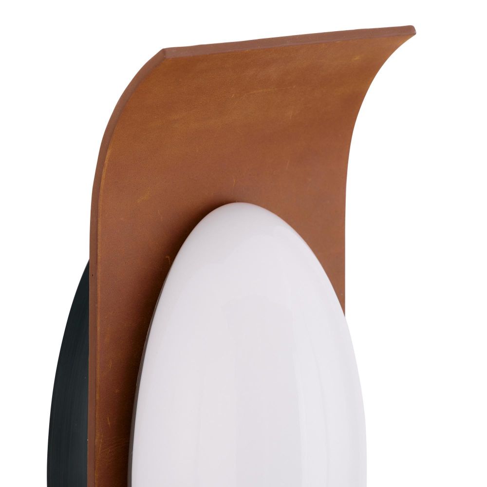 DWC78 - Jeter Sconce - Brandy Leather