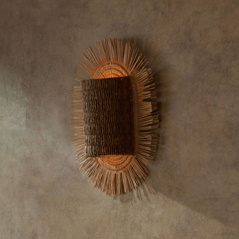 DWS04 - Alexia Sconce - Natural Coco Midrib