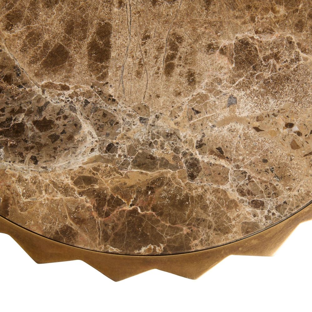 FAI26 - Mabel Accent Table - Brown Emperador, Emperador Marble