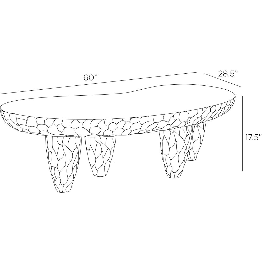 FCS11 - Cuzco Outdoor Coffee Table - Kona