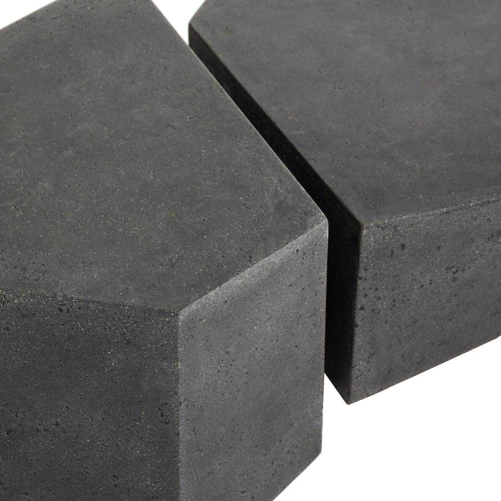 FCS12 - Drover Outdoor Cocktail Tables, Set of 2 - Black