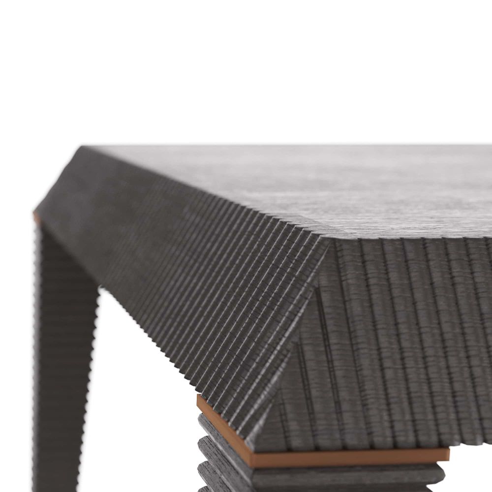 FDS05 - Tristan Dining Table - Sable, Oak Veneer