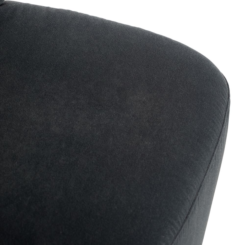 FRU08 - Poppy Chair Midnight Grey Performance Velvet - Midnight Grey ...