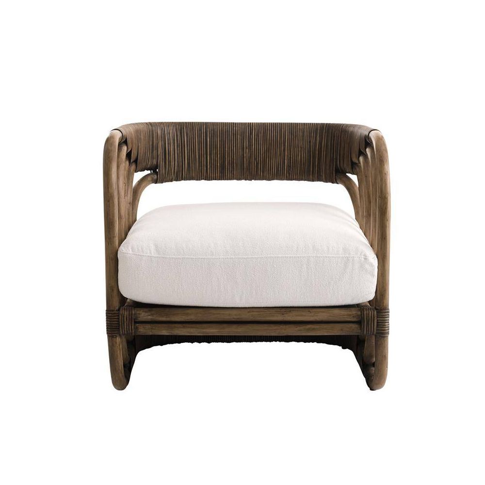 FRS28 - Hamza Chair - Pearl Outdoor Performance Bouclé