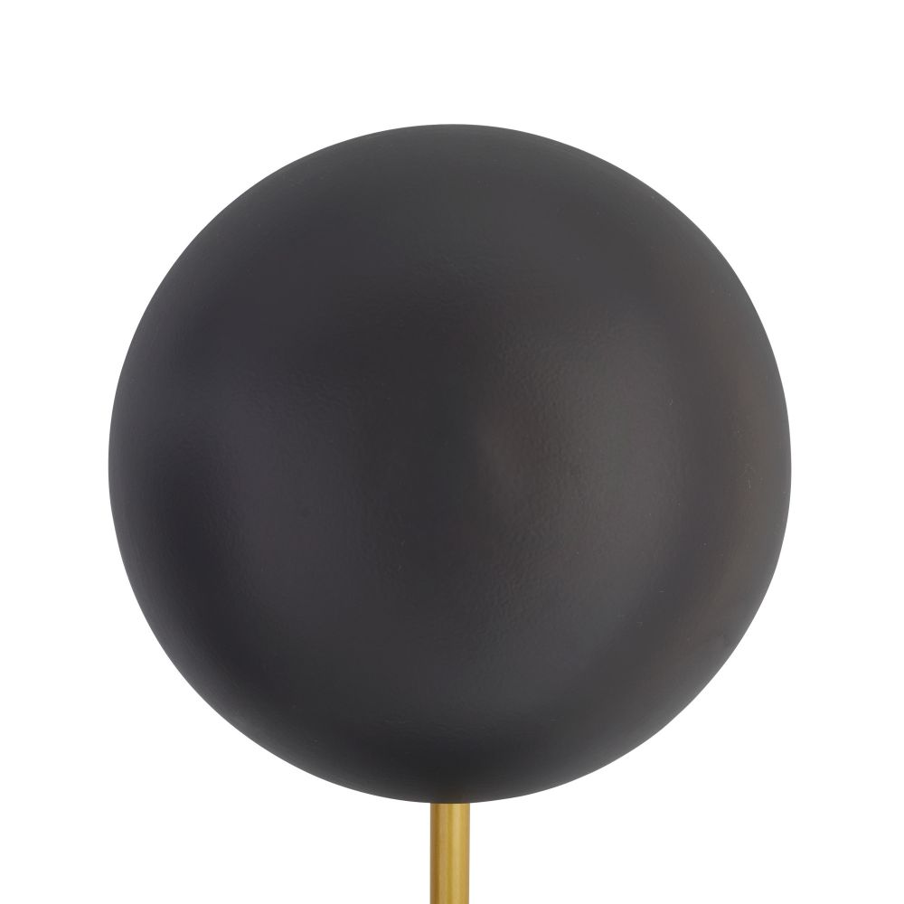 GADWC03 - Glaze Sculptural Sconce - Matte Black, Ceramic