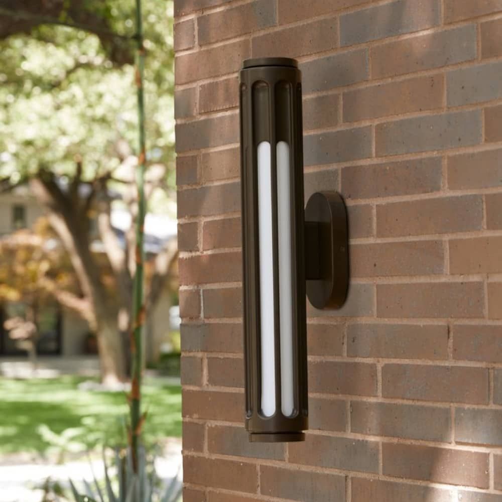 GADWC10 - Inset Outdoor Sconce - Marine Grade Aged English Bronze, Steel