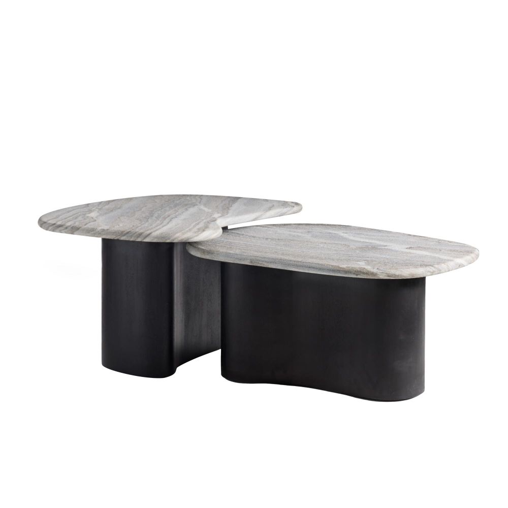GAFCI01 - Melt Coffee Tables, Set of 2 - Ebony