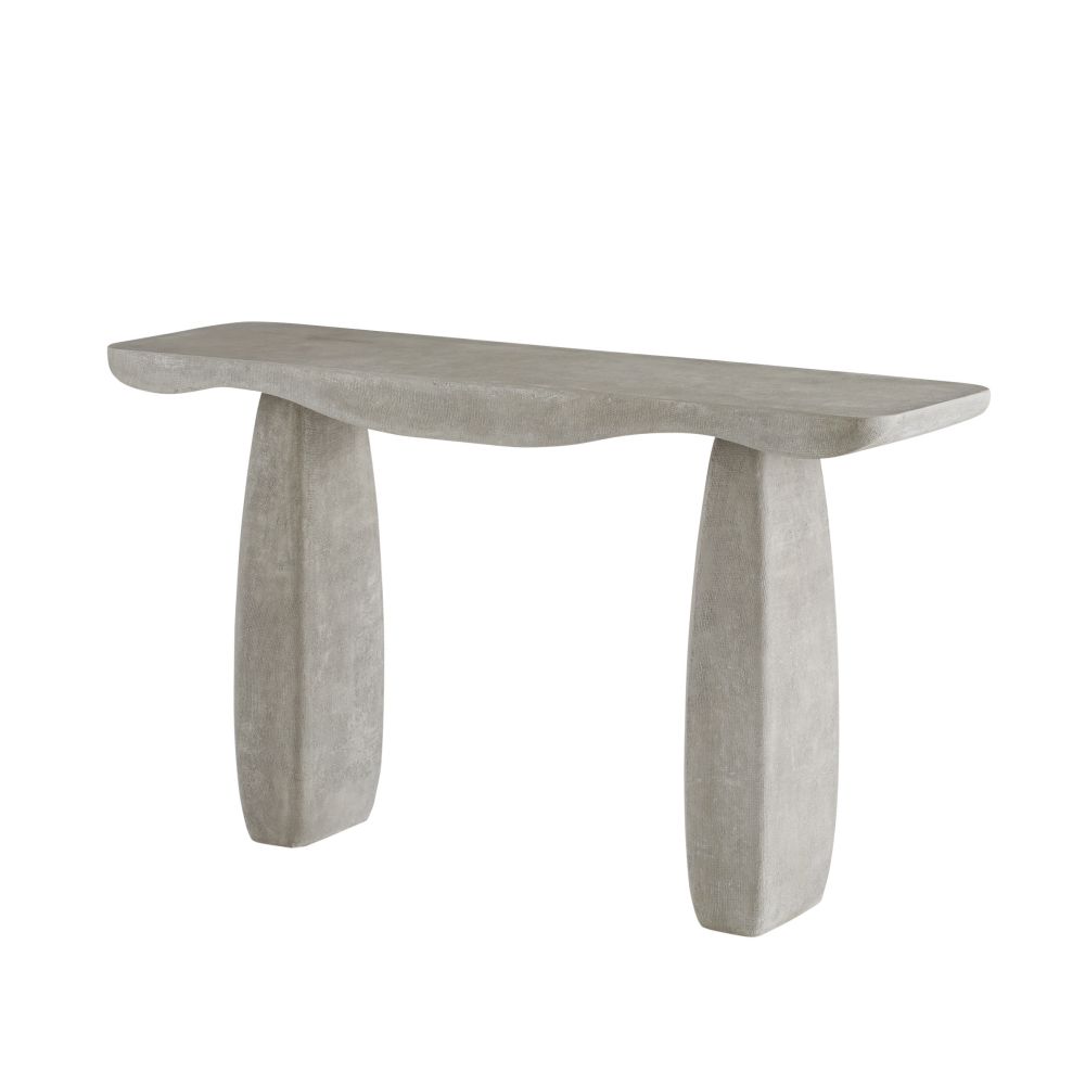 GAFLS01 - Melt Outdoor Console - Smoke, Concrete Composite