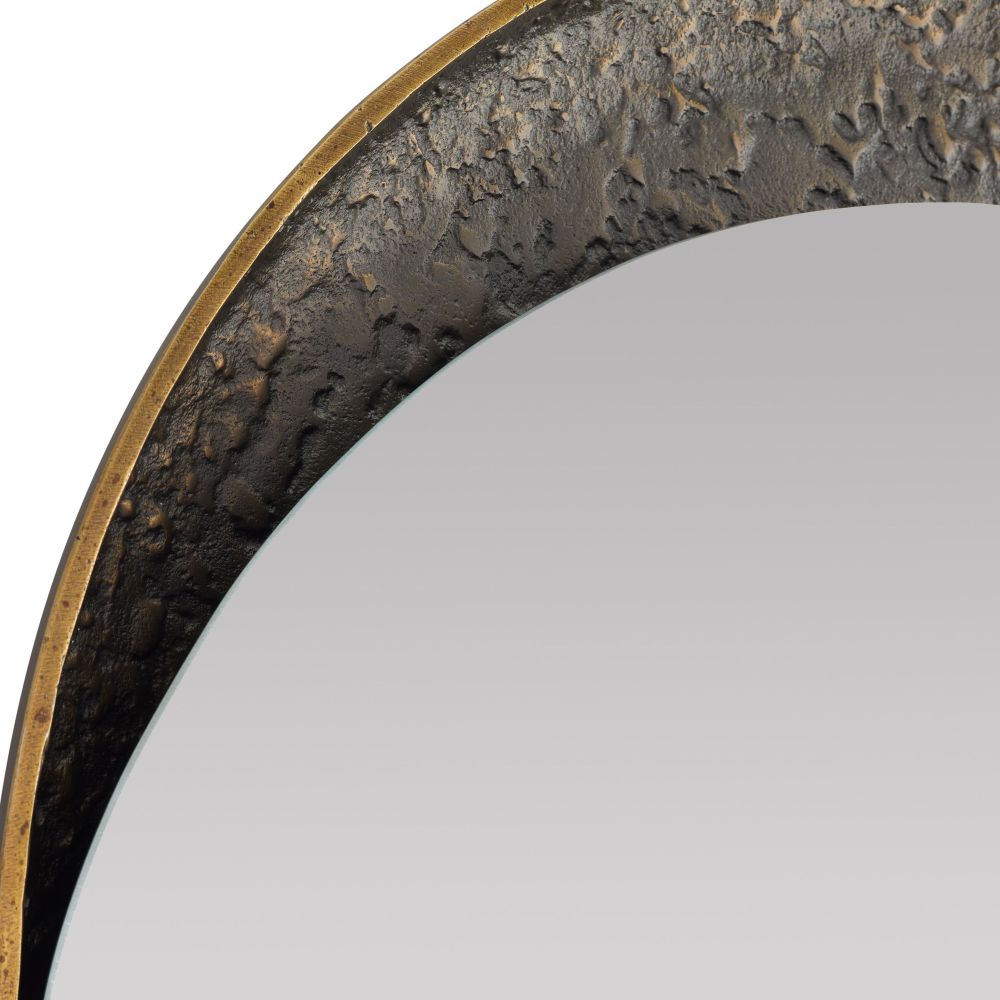 GAWMI01 - Inset Wall Mirror - Antique Brass