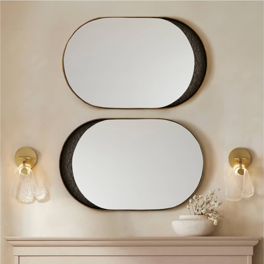 GAWMI01 - Inset Wall Mirror - Antique Brass