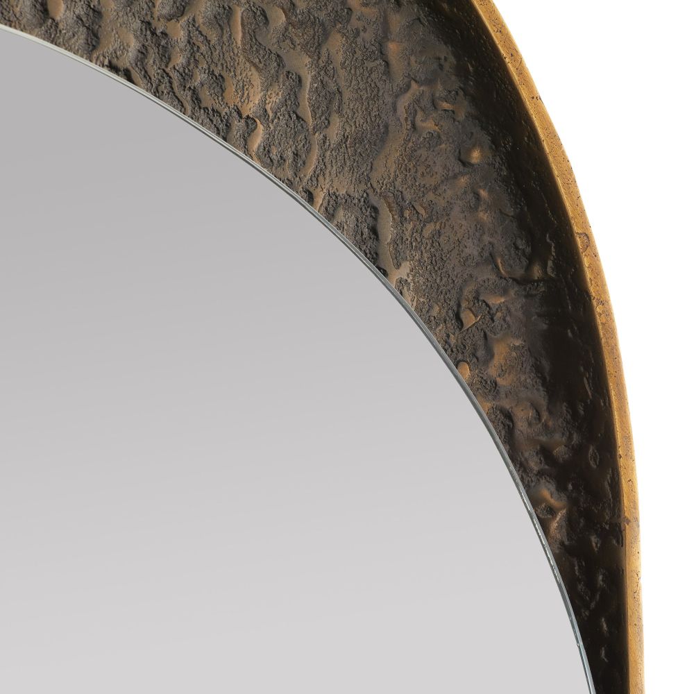 GAWMI02 - Inset Long Mirror - Antique Brass