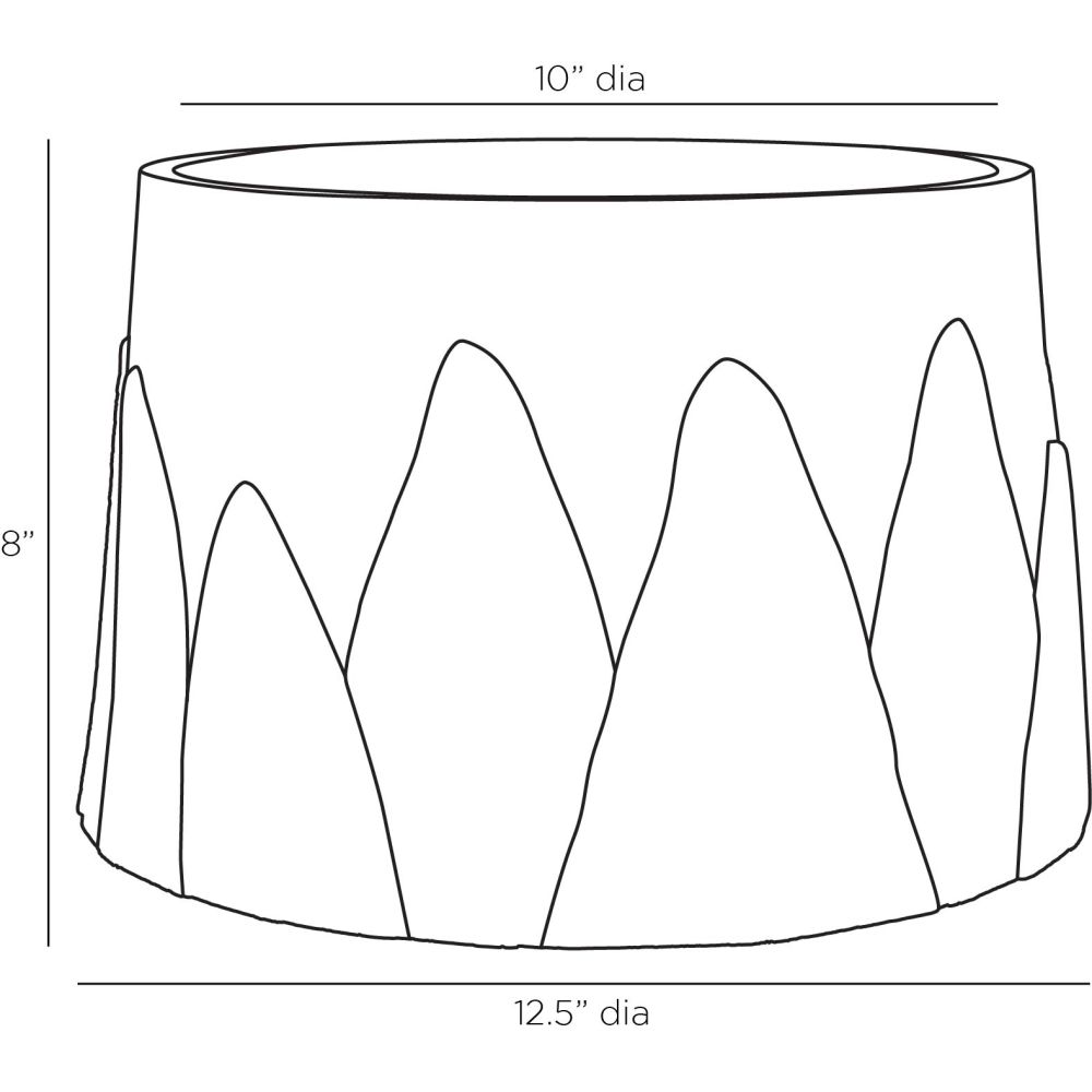 GKATC01 - Feather Tall Centerpiece - Ivory, Riverstone