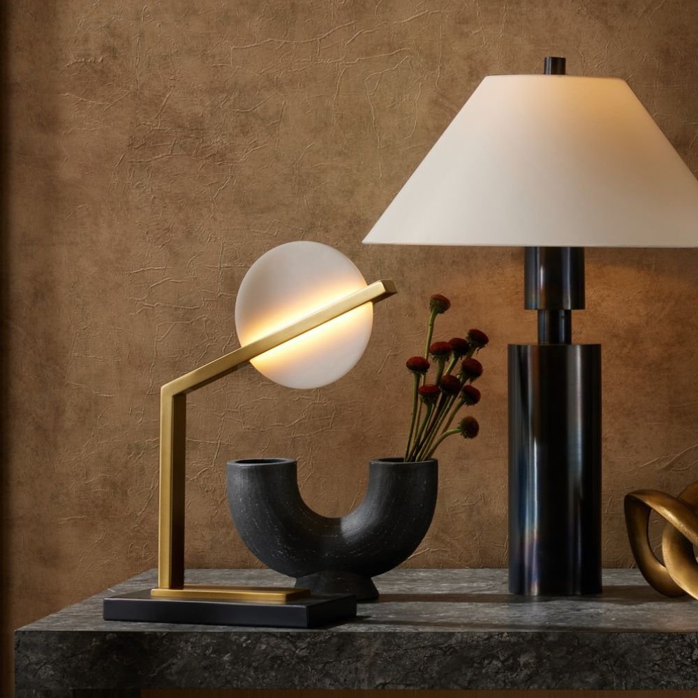 PDC11 - Zahar Desk Lamp - Bronze, Iron