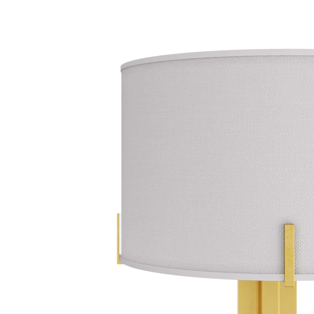 PFC08-SH002 - Valiant Floor Lamp - Antique Brass, Iron