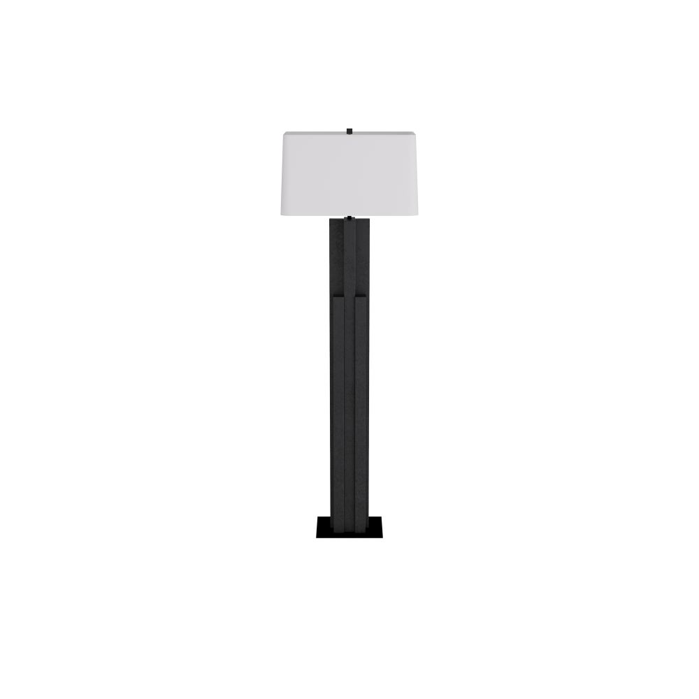 PFC12-SH017 - Beaux Floor Lamp - Black, Lavastone