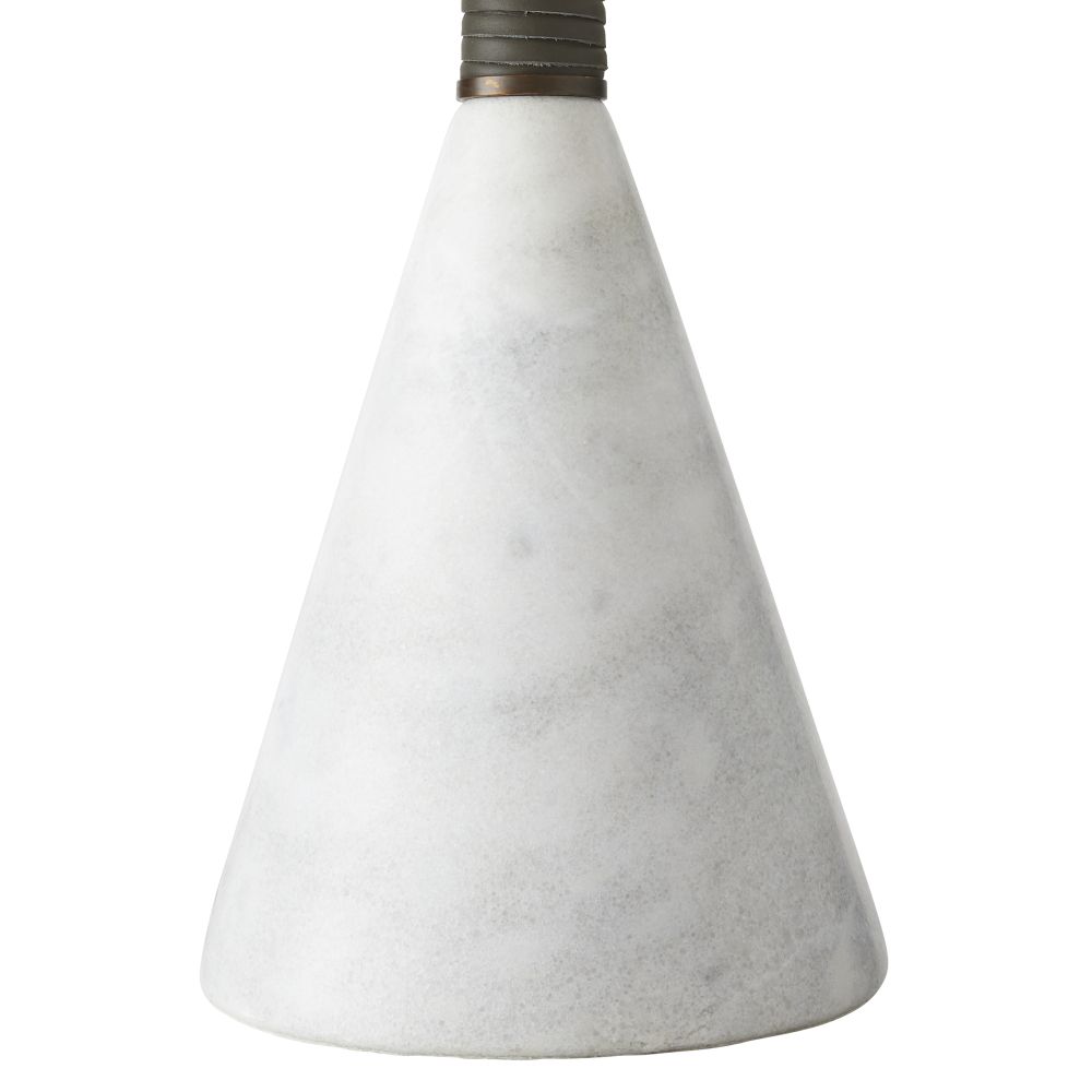 PTC38-SH039 - Everly Lamp - White, Marble