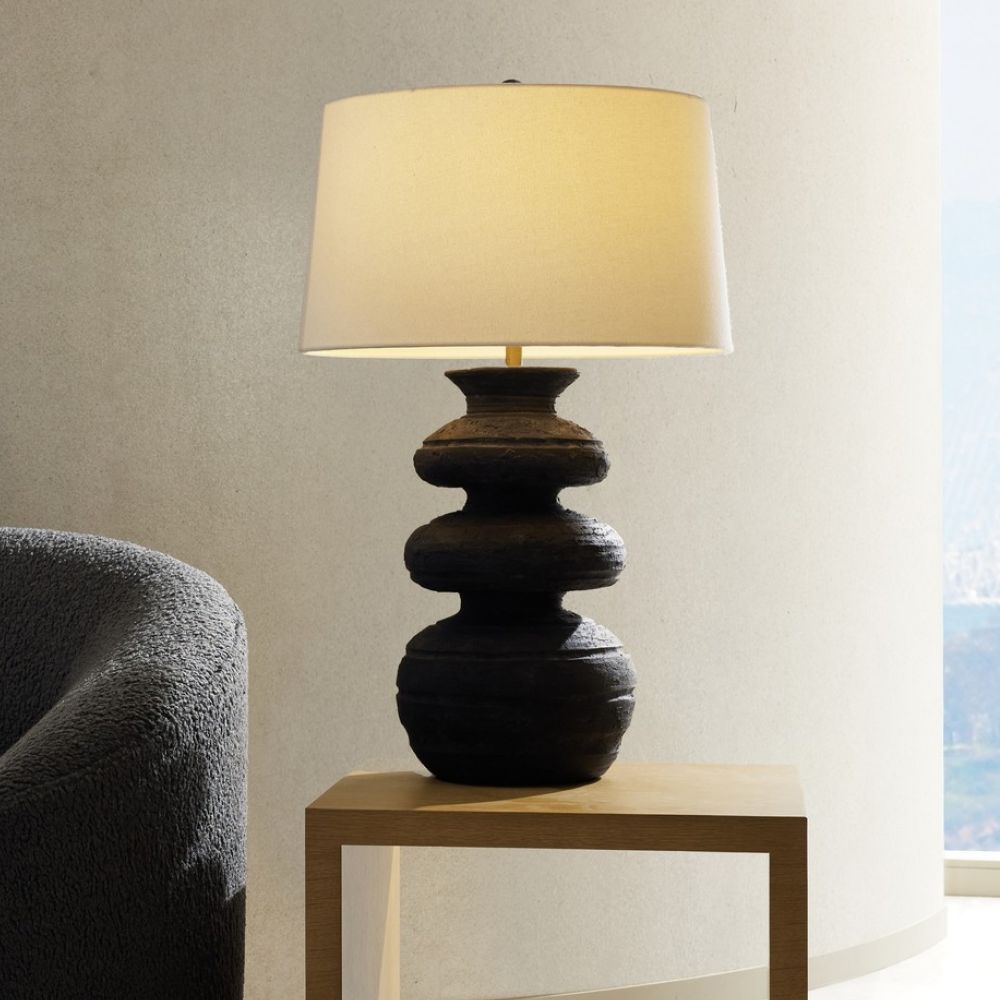 PTS11-SH030 - Alanis Lamp - Charcoal, Terracotta