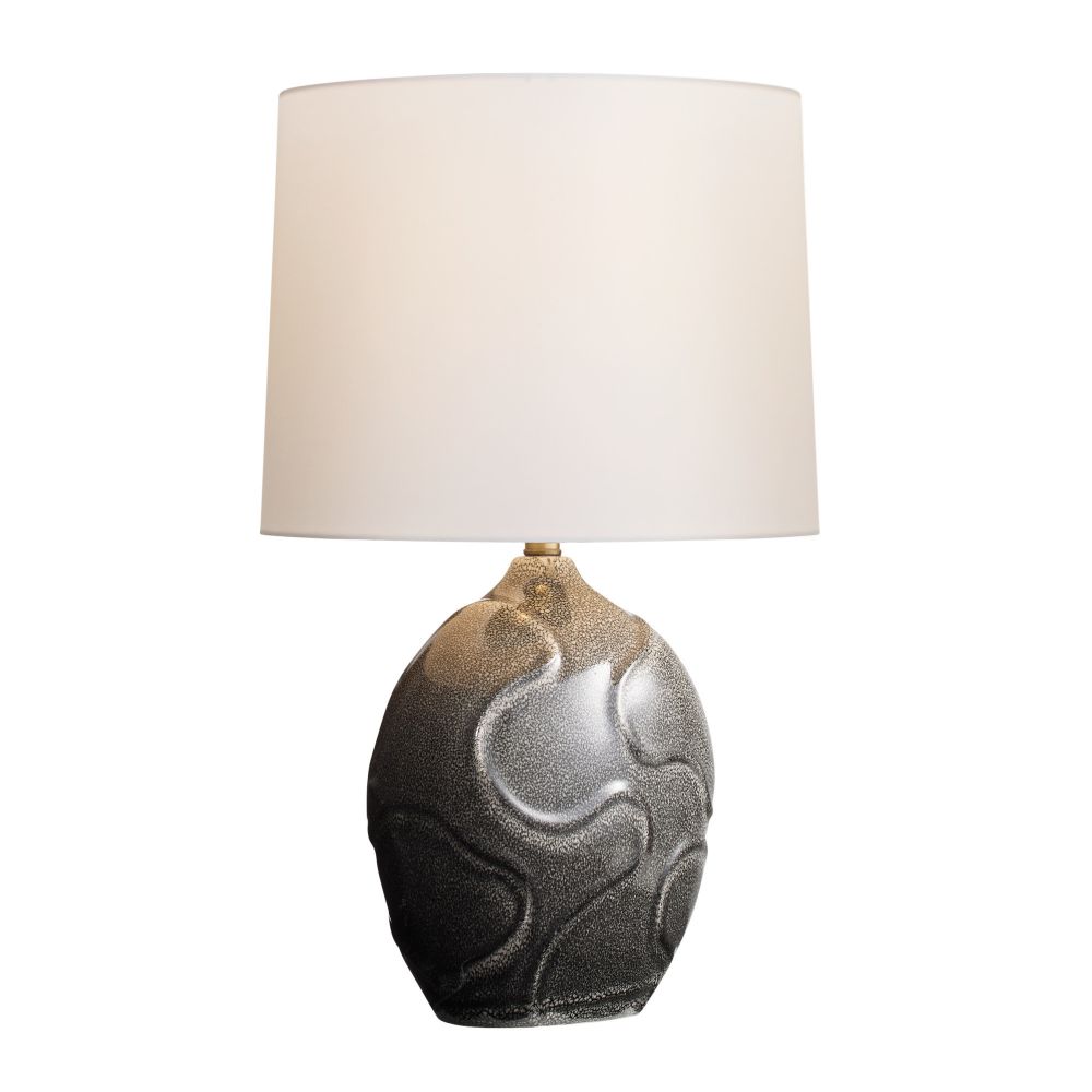 PTS22-711 - Ismay Lamp - Obsidian Reactive, Porcelain