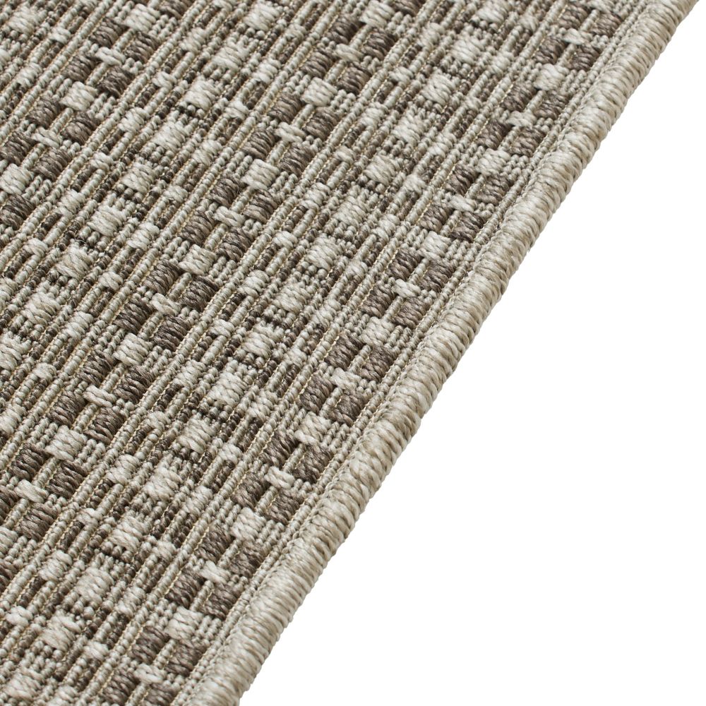 RMC01 - 8' x 10' Mallorca Carbon Outdoor Rug - Mallorca Carbon Flatweave