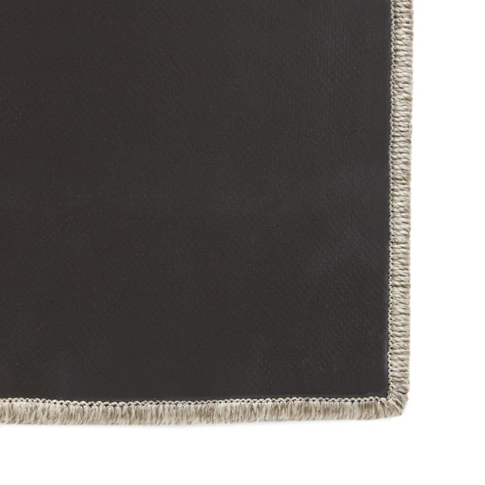 RMC01 - 8' x 10' Mallorca Carbon Outdoor Rug - Mallorca Carbon Flatweave