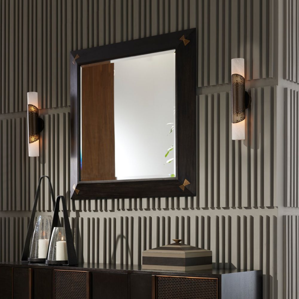 WMI42 - Calpini Mirror - Sable, Mango Wood